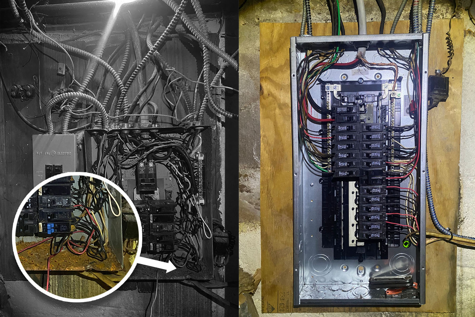 Electrical Panel Water Damage Repair / Upgrade | Nassau County, NY